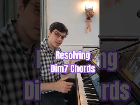 resolving dim 7ths with common tones instead of as leading tone! #piano #musictheory #composer