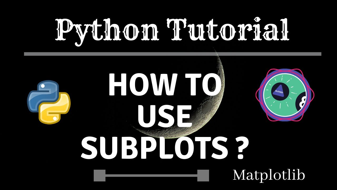 How to properly use subplots in python  with matplotlib?