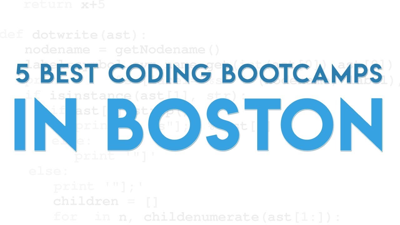 5 Best Coding Bootcamps in Boston