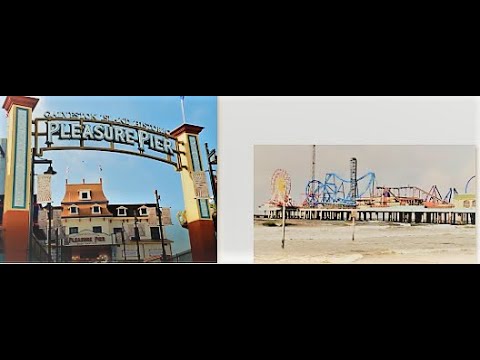 Galveston Island Historic Pleasure Pier 2021 / Galveston Beach Tour / Rides,food,fun Attraction