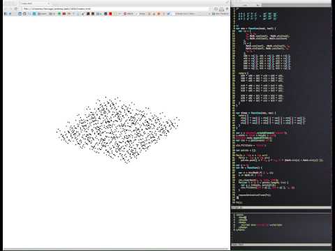 Simple 3D orthographic rendering on 2D HTML5 canvas