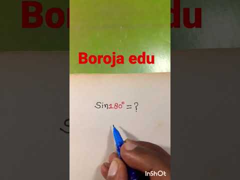 Sin 180 degree ๐๐#maths #shorts