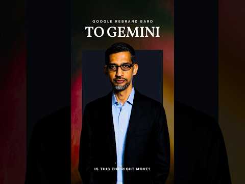 Google Rebrand Bard to Gemini #shorts