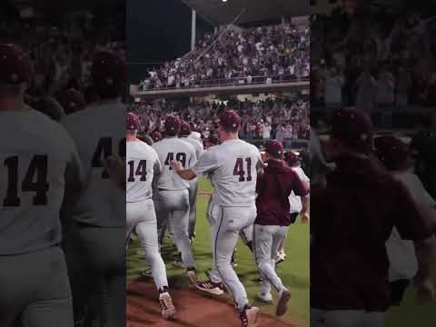 The Aggies Punch Their Ticket To Omaha 🎟️ #collegebaseball #cws