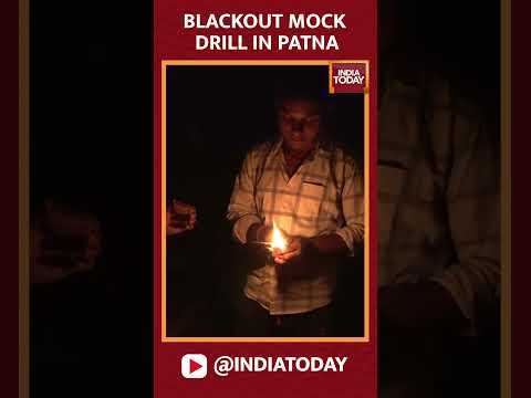 #OperationSindoor Blackout Mock Drill In Patna #indiapakistantensions #pahalgamattack #indiatoday