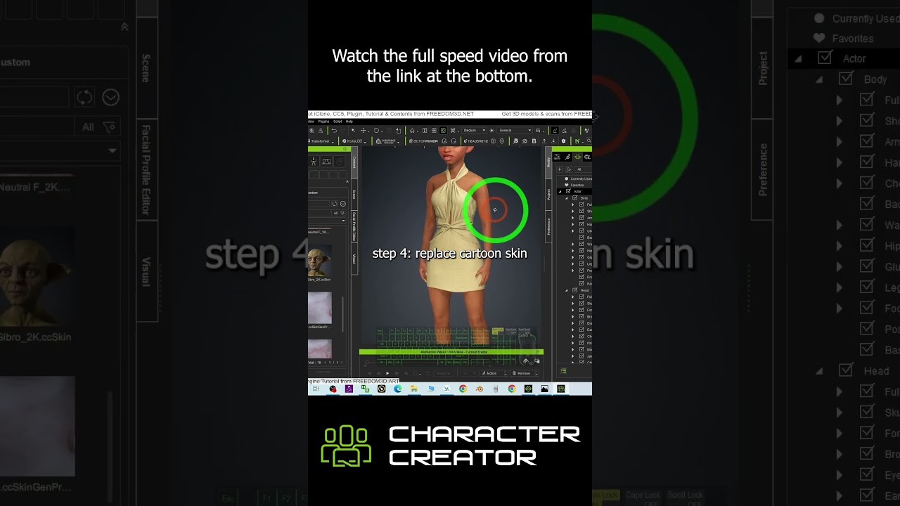CC5 Realistic Avatar to Cartoon | Character Creator 5 Tutorial #cc5 #charactercreator5 #tutorial