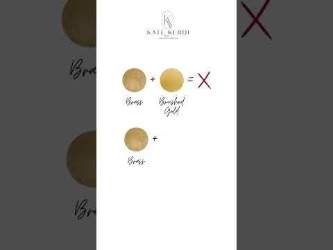 How to mix metals in the kitchen or bathroom like a PRO