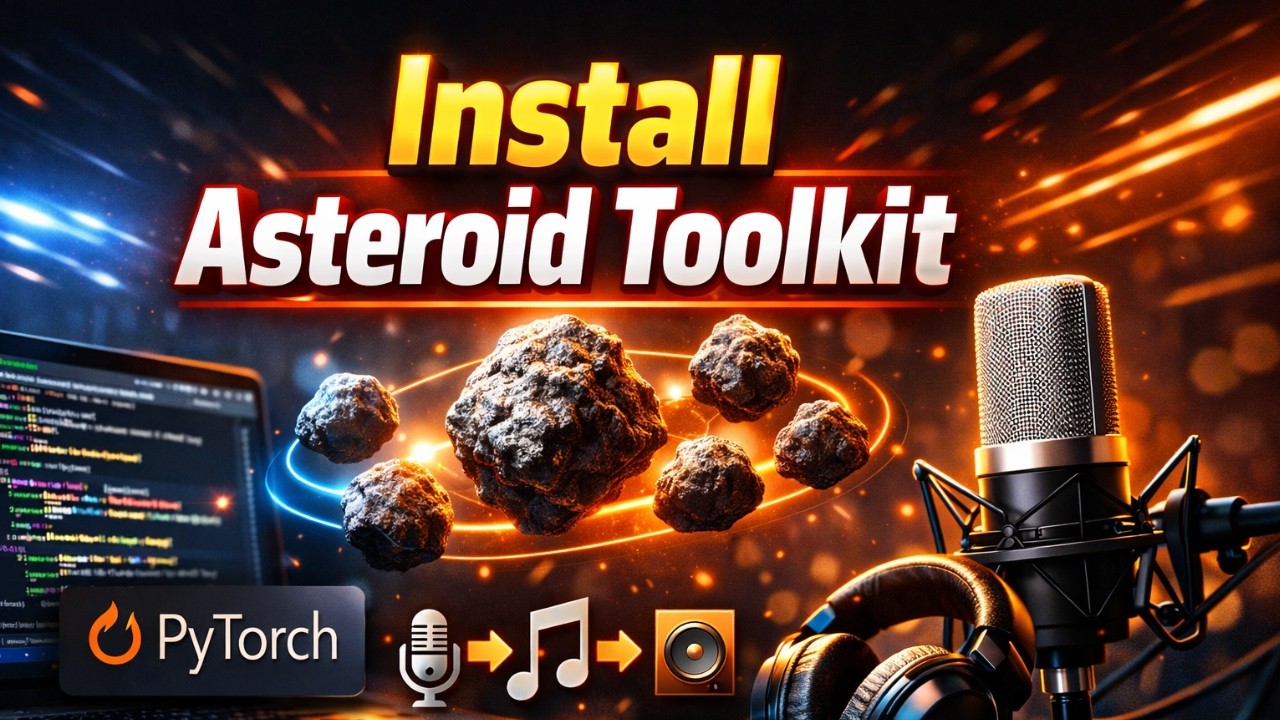 How to Install Asteroid Toolkit for Audio Source Separation (PyTorch Guide)