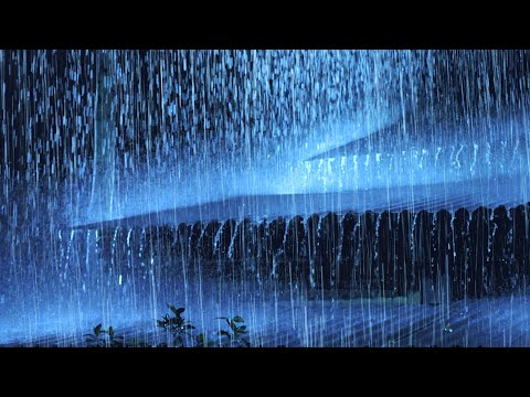 Lluvia Fuerte En El Techo Para Aliviar El Sueño Profundo Y El Insomnio: Tormenta Nocturna Para El In