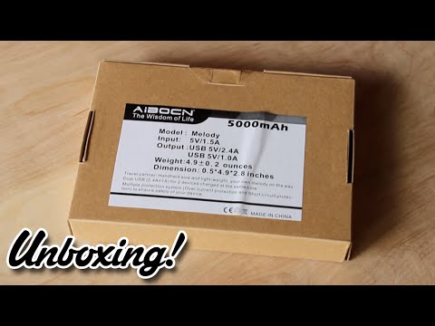 Unboxing: Aibocn 5000mAh Ultra Slim Power Bank