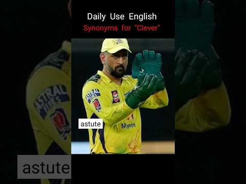 Synonyms for "Clever" | English with Pictures #synonyms #englishshorts