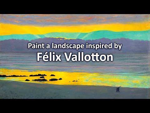 Learn to paint evocative landscapes inspired by Félix Vallotton