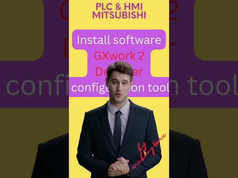 Install GT-designer vs GX-Work software to program Mitsubishi PLC & HMI | Tutorial p1