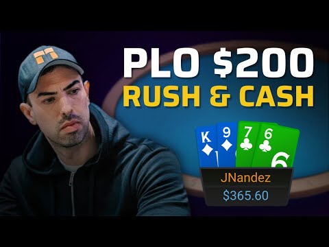 PLO Rush and Cash on GGPoker -- New PLO Trainer UX!