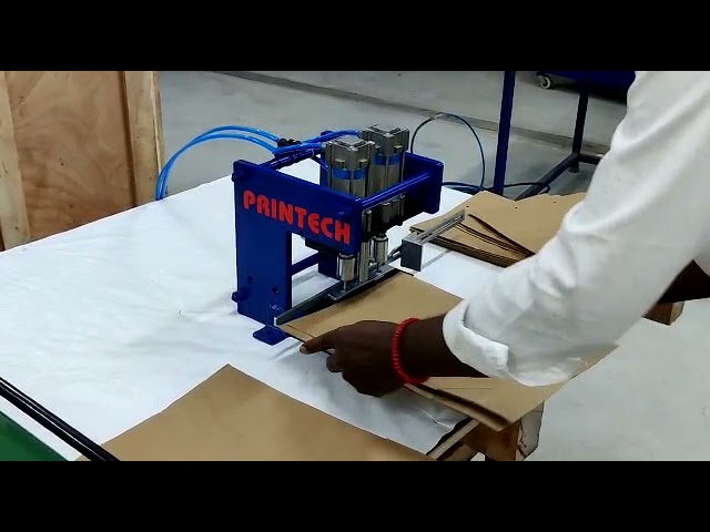 Mulching Paper Hole Machine - Paper Bag Holes Punching Making Machine ...