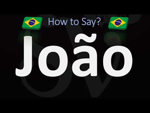 How to Pronounce João? | Brazilian Portuguese Name (Pronunciation Guide)