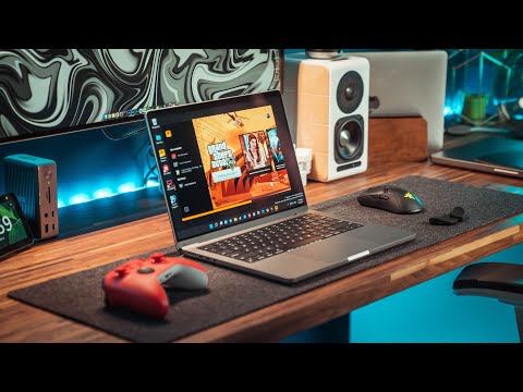 GAMING on the NEW M1 Pro MacBook 14 | With Windows 11 Parallels & MacOS