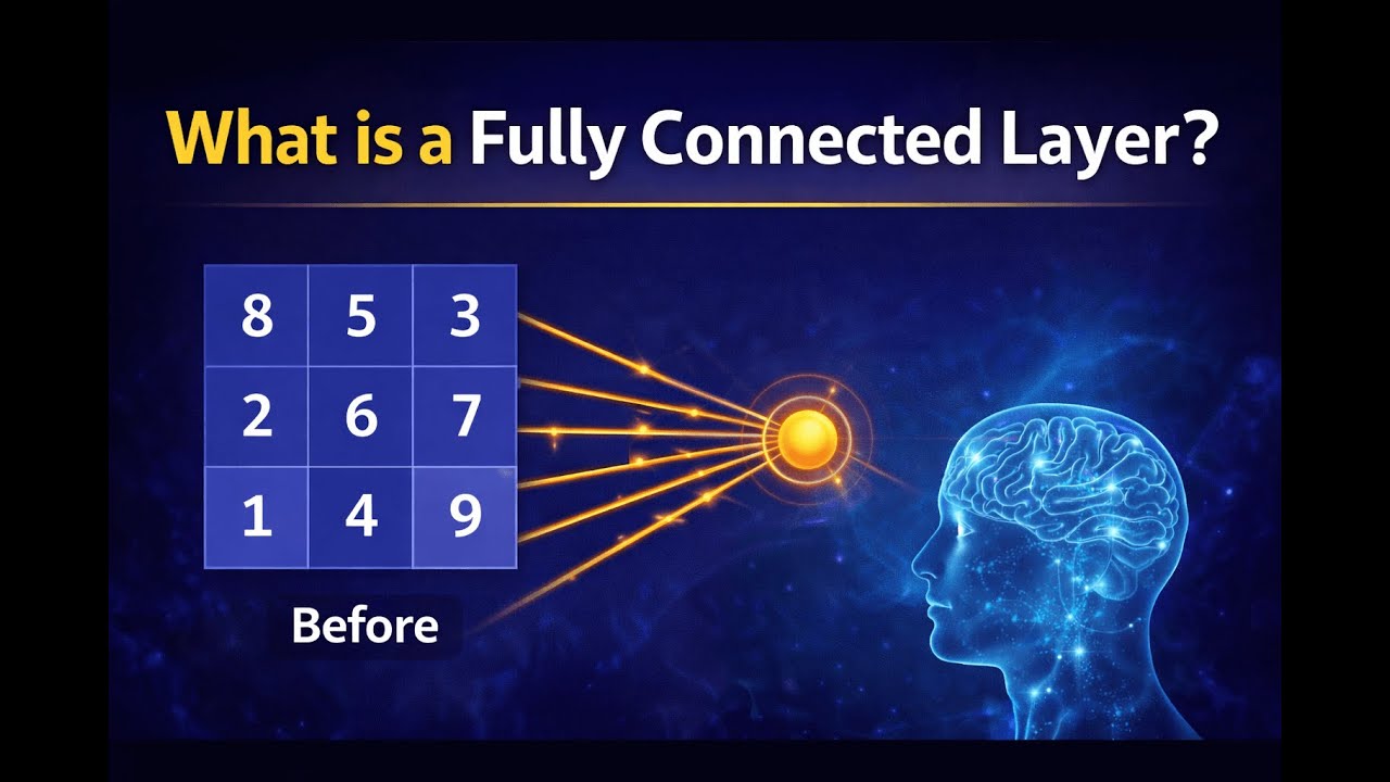 Fully Connected Layer Explained (Dense Layer in Neural Networks)