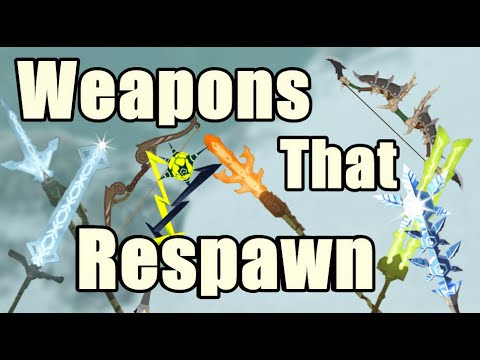 Weapons that Respawn in Zelda Breath of The Wild