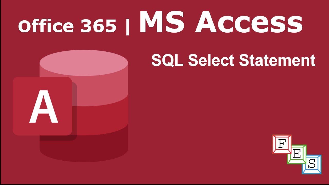 How to use Select Statement in MS Access - Office 365
