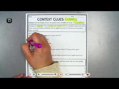 Context Clues Example