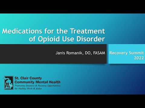 Medications for the Treatment of Opioid Use Disorder