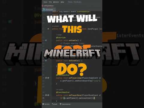 You'll never guess what this Minecraft Code does.. #shorts
