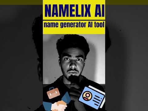 NameLix AI tool 🤖🤖 #ai #aitools #namelixai