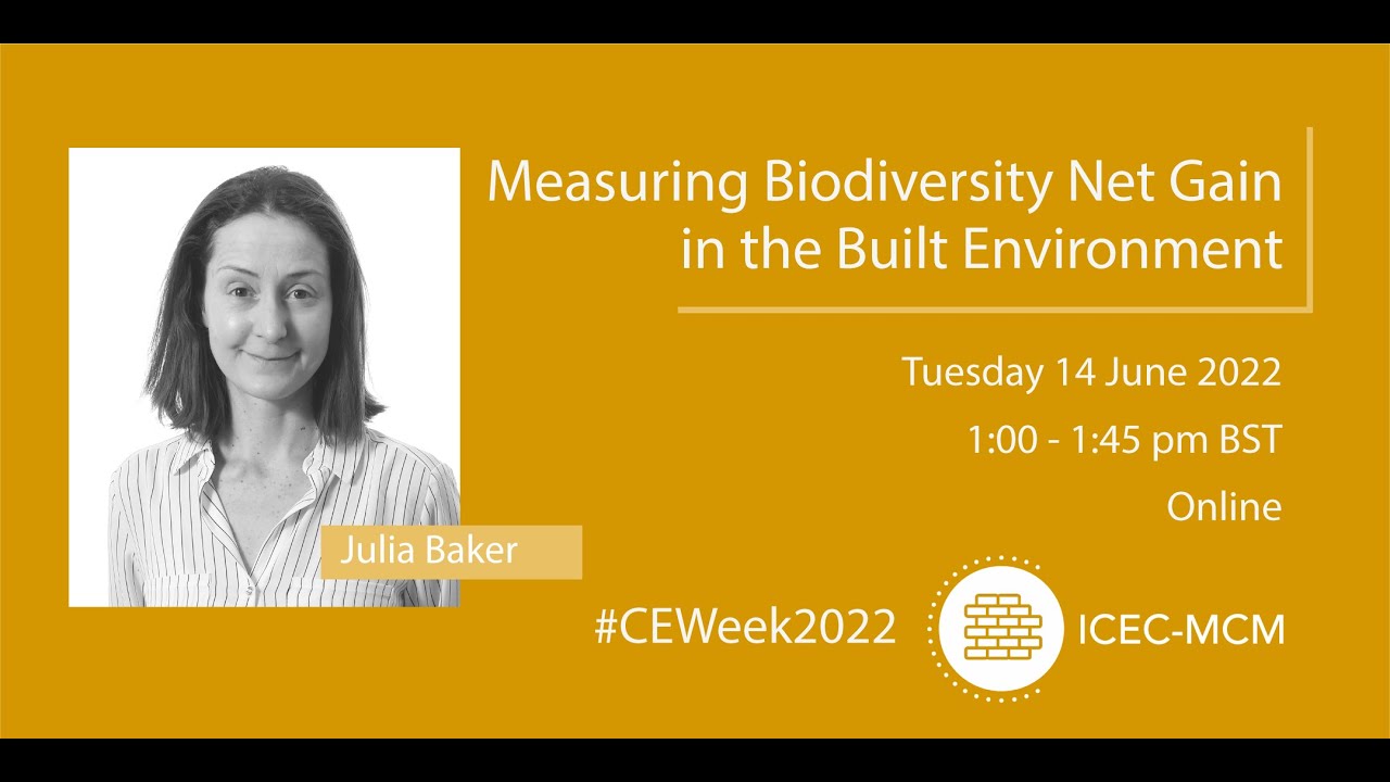 How to measure Biodiversity Net Gain in the Built Environment