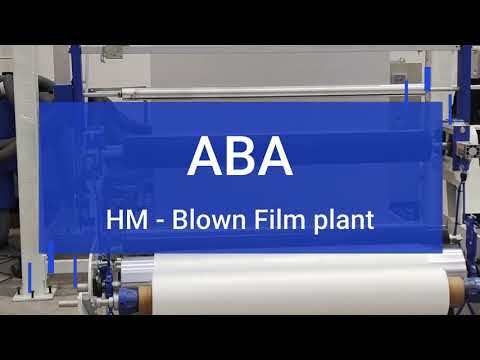 ABA HM 3 layer Blown Film Machine by Ashok Extrusion Tech