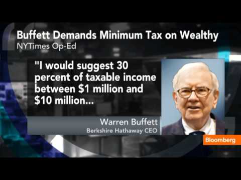 Buffett Demands Minimum Tax on Higher Incomes