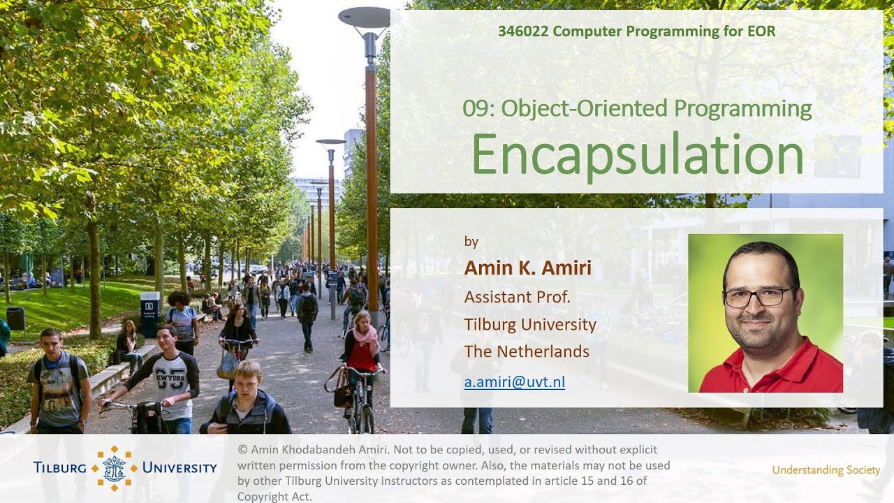 Python#8-9: Encapsulation in Object-oriented Programming