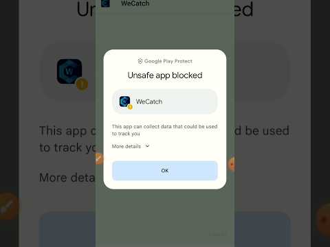 Unsafe app blocked✔️ Installing this app may put your device at risk. Learn more about Play Protect.