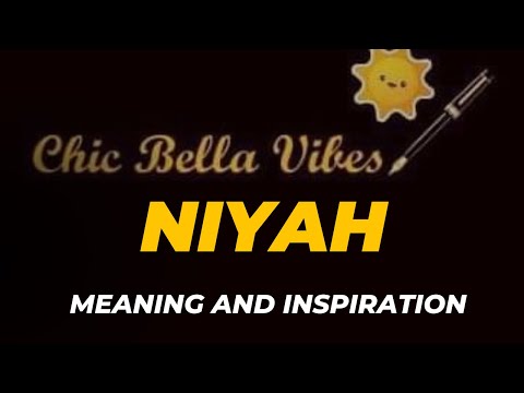 Exploring the Significance of the Name NIYAH #namemeaning #name #niyah