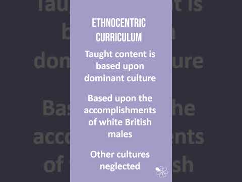 Ethnocentric Curriculum | 60 Second Sociology (Education)