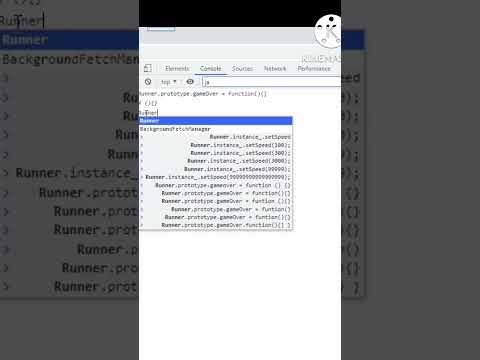 Chrome T-Rex game hack | speed invisibilityl
