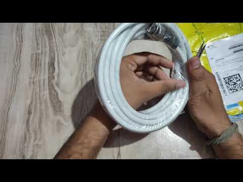 Netboon LMR 300 coaxial cable jumper assemblies with n type unboxing.