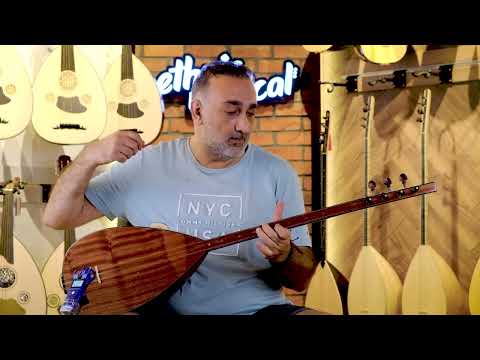 Short Neck Saz Baglama Turkish Instrument, Special Mahogany | Reverb