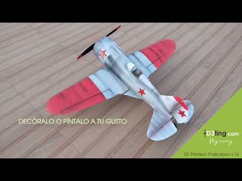 POLIKARPOV I-16 "EL RATA" RC PLANE by d3ling - Thingiverse