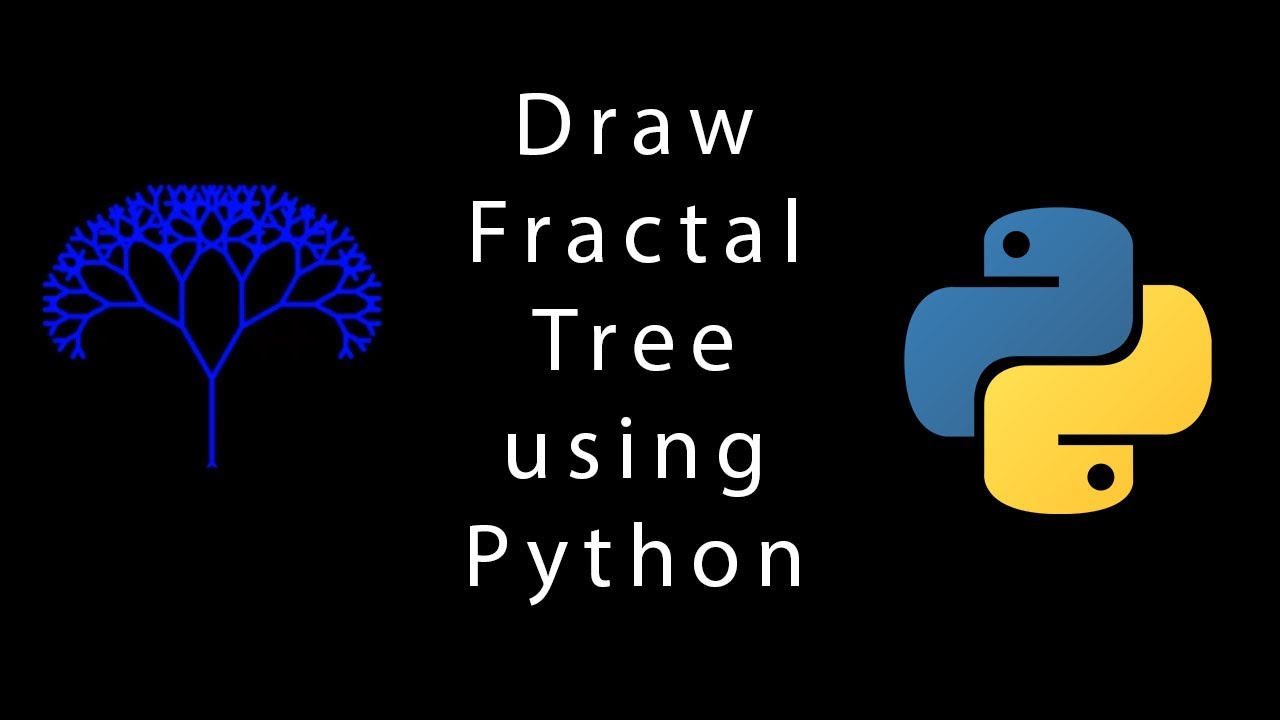 Let's Draw Fractal tree using python turtle