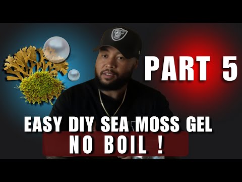 Easy DIY Sea Moss Gel - No Boil!