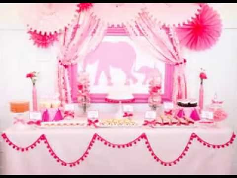 Baby girl baby shower themes ideas