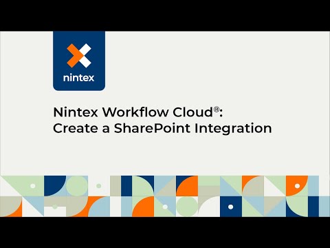 Nintex Workflow Cloud®: Create a SharePoint Integration