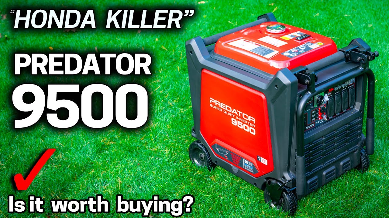 BIGGEST Harbor Freight Generator Predator 9500 Review & TEST