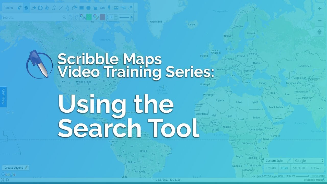 Using the Search Tool | Scribble Maps Video Training Series