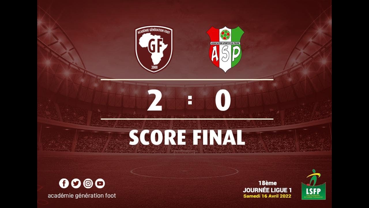 Site officiel – Académie Génération Foot