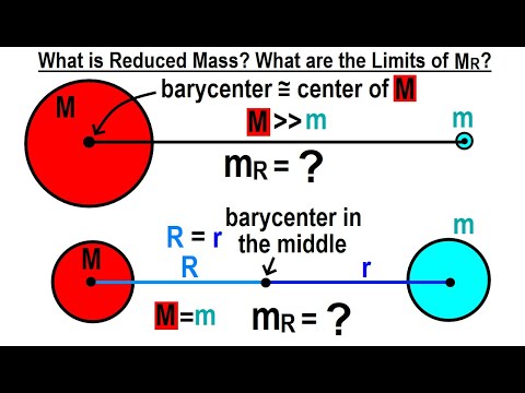 Astrophysics: Binary Star System  (33 of TBD) What is Reduced Mass? What are the Limits of Mr?
