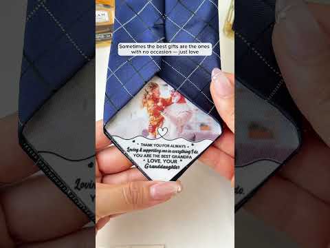 You Are The Best Grandpa | Personalized Photo Tie Patch