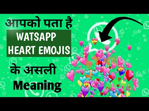 WhatsApp Heart Emojis Meaning