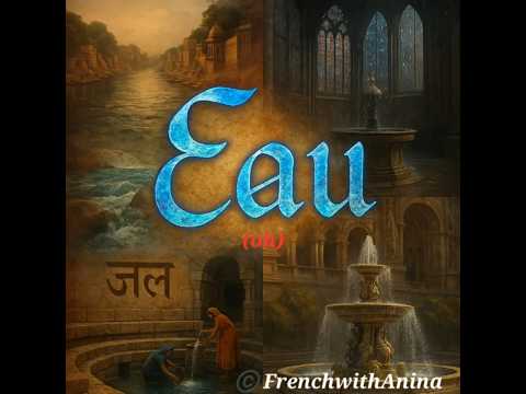 A journey through the universal #language of #water. #french #india #learning